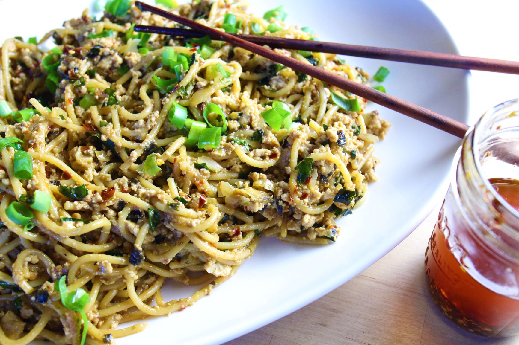 Spicy Tofu Noodles The Steady Cook